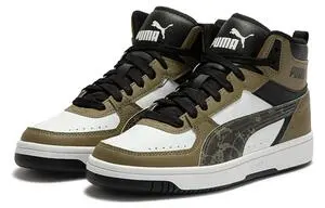 PUMA Rebound Joy Camo High Top Sneakers - Browngreen
