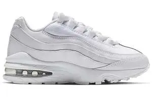 Nike Max 95 Metallic Silver Sneakers - White