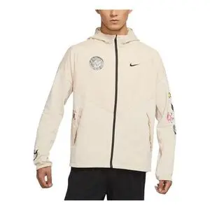 Nike Alphabet Cartoon Pattern Printing Hooded Jacket - Multi-color