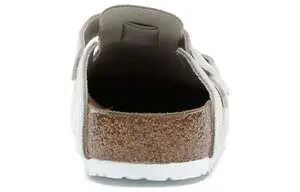 BIRKENSTOCK X Stussy Boston Suede Clogs - Beige