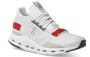 On Cloudnova Sneakers - White/red