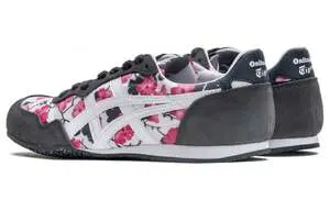 Onitsuka Tiger Serrano Floral Sneakers - Black/pink