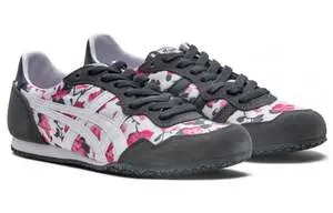 Onitsuka Tiger Serrano Floral Sneakers - Black/pink