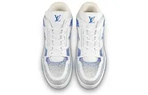 LOUIS VUITTON Trainer Sneakers With Embellished Crystals