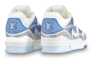 LOUIS VUITTON Trainer Sneakers With Embellished Crystals