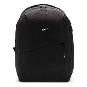 Nike Aura Backpack 24l - Black/black/matte Silver