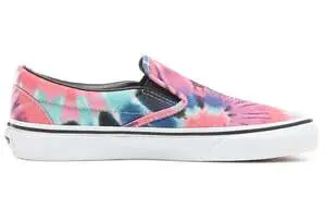 VANS Classic Slip-on Tie Dye Sneakers - Red/blue