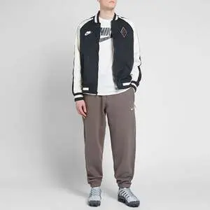 Nike Lab Collection Embroidered Logo Casual Sports Pants/trousers/joggers Light - Brown