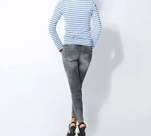 Play Comme Des Garcon Striped Long Sleeve T-shirt