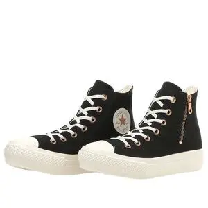 CONVERSE Chuck Taylor All Star Light Platform Zip High Top Sneakers