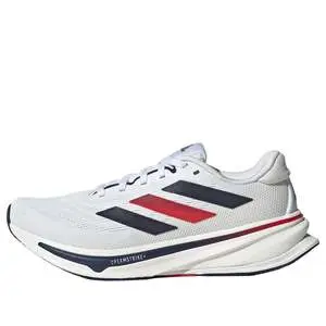 Adidas Supernova Rise 2 Athletic Sneakers - Cloud White/dark Blue/pure Ruby