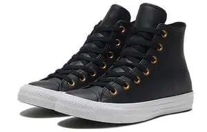CONVERSE Chuck Taylor All Star High Top Sneakers With Gold Accents - Black