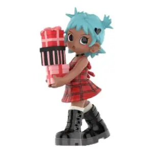 POP MART Lil Peach Riot Holiday Mixtape Series Figure 'frankie- I Gave You My Heart - Multi-color