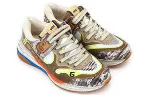Gucci Ultrapace 'rock Tejus Printed' Sneakers - Brown