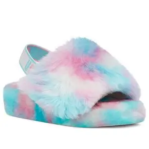 UGG Fluff Yeah Slide - Blue/pink