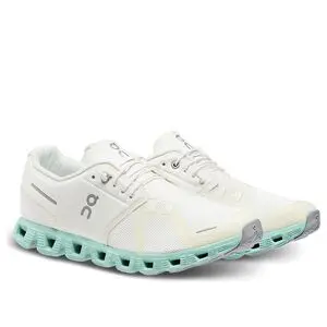 On Cloud 5 Sneakers - White/green