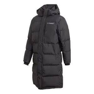 Adidas Hooded Down Jacket - Black