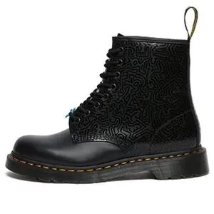 Dr. Martens Keith Haring X 1460 Lace Up Boots - Black