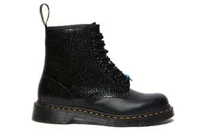 Dr. Martens Keith Haring X 1460 Lace Up Boots - Black