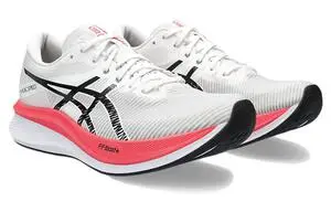 Asics Magic Speed 3 Athletic Sneakers - White/black