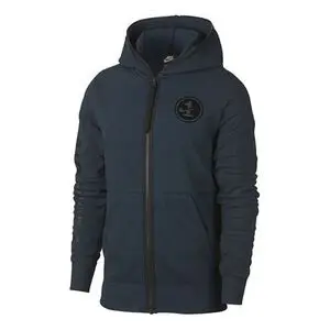 Nike Force 1 Hooded Jacket - Blue
