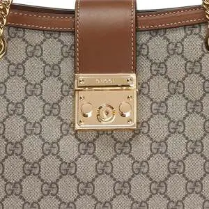 Gucci Padlock Medium Gg Shoulder Bag - Beige/brown