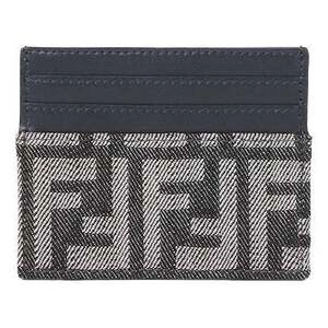 Fendi Ss26 Baguette Card Case - Dark Blue