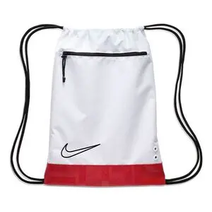 Nike Elite Drawstring Gym Sack - White/red/black