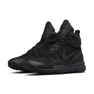 Nike Nikelab Lupinek Flyknit High Top Lace-up Boots - Black/anthracite