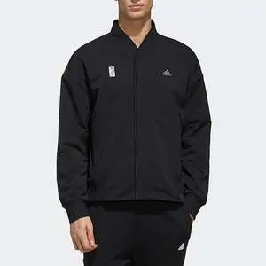 Adidas Warm Logo Print Sport Shuttle Jacket