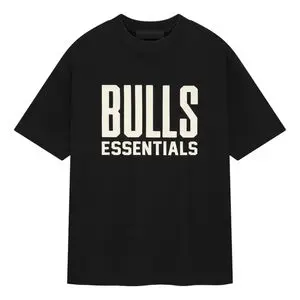 Fear Of God X Nba Bulls T-shirt - Black