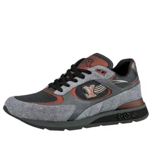 LOUIS VUITTON Run Away Sneakers - Grey/black/copper