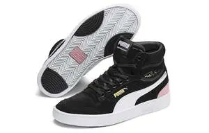 PUMA Ralph Sampson Mid Suede Black Bridal Rose
