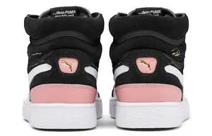 PUMA Ralph Sampson Mid Suede Black Bridal Rose