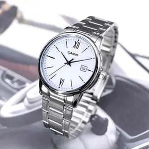 Casio Analog Watch With -tone Stainless Steel Bracelet