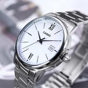 Casio Analog Watch With -tone Stainless Steel Bracelet