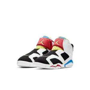 JORDAN 6 Retro Little Flex Sneakers - White/red/blue