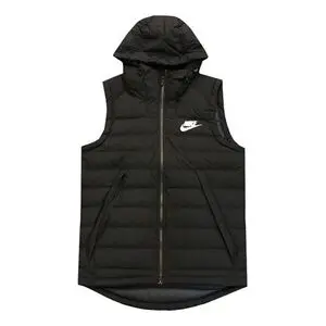 Nike Hooded Puffer Vest - Black