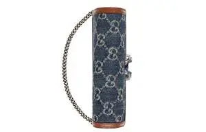 Gucci Dionysus Logo Denim Messenger Bag - Bluebrownmulti-color