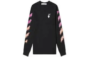 Off-White Long-sleeve Diagonal Striped Shirt