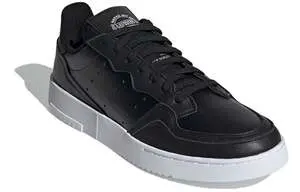 Adidas Supercourt Low Top Leather Sneakers - Black