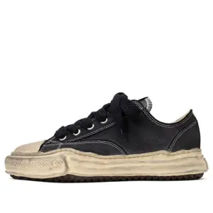 Mihara Yasuhiro Peterson Canvas Low Top Sneakers - Black