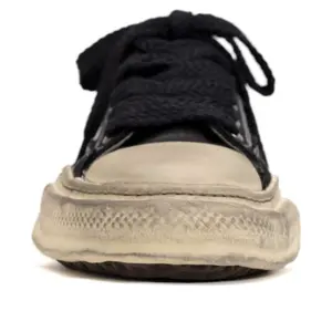 Mihara Yasuhiro Peterson Canvas Low Top Sneakers - Black