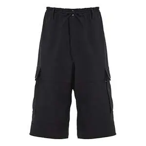 Adidas Y-3 Classic Refined Wool Stretch Cargo Shorts - Black