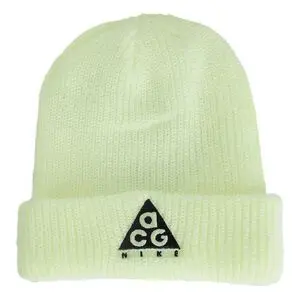 Nike Triangle Logo Woolen Beanie - Barely Volt/black