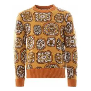 LEVI'S Crewneck Graphic Sweater - Orange