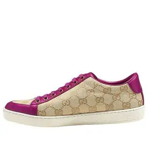 Gucci Brooklyn Gg Sneakers - Beige/fuchsia