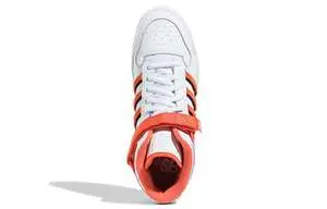 Adidas Originals Forum Mid High Top Sneakers - White/orange