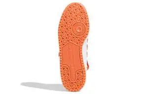 Adidas Originals Forum Mid High Top Sneakers - White/orange