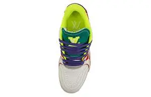 LOUIS VUITTON Trainer Upcycling Sneakers - White/red/yellow